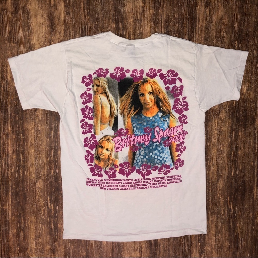 Vintage 2000s Britany Spears 2000s Tour Tee - Gem